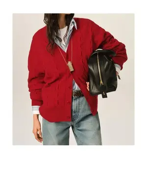 AMI Paris Long-sleeved Cardigan