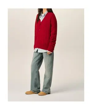 AMI Paris Long-sleeved Cardigan