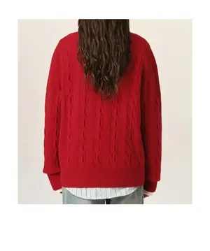 AMI Paris Long-sleeved Cardigan