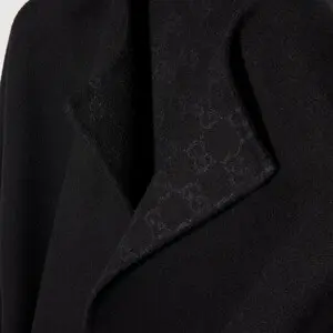 Gucci Long Coat With Gg Inside