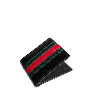 Gucci Web Trademark Bi-fold Wallet