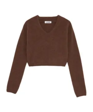 JIL SANDER V-neck Knit Pullover