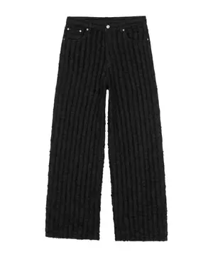 HAIKURE Striped Denim Trousers