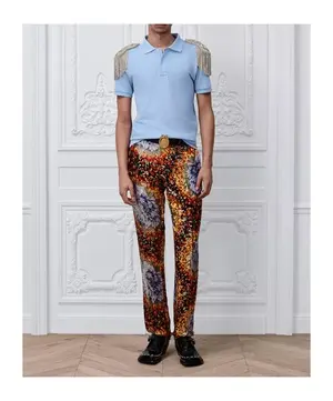Dior Polo Shirt With Epaulets, Regular Fit