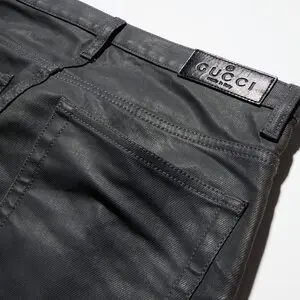 Gucci Slim-fit Resinated Jeans