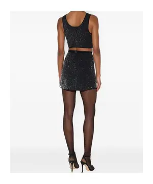 Elisabetta Franchi Knit Top With Sequins