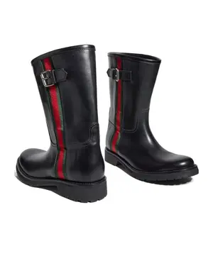Gucci Web Detailed Boots