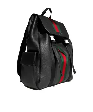 Gucci Web Trademark Medium Backpack