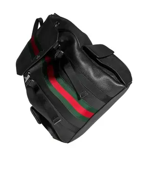 Gucci Web Trademark Medium Backpack