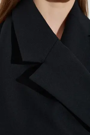 Dries Van Noten Backless Wool Twill Top