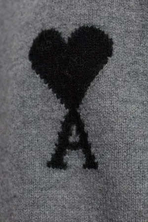 AMI Paris De Coeur Roll-neck Sweater