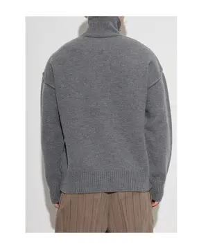 AMI Paris De Coeur Roll-neck Sweater
