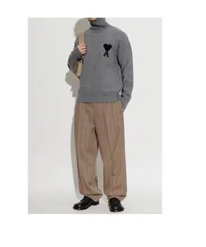 AMI Paris De Coeur Roll-neck Sweater