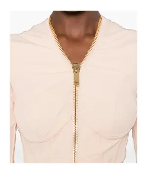 Elisabetta Franchi Corset-style Zip-up Jacket