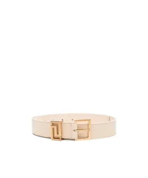 Versace Square-buckle Leather Belt