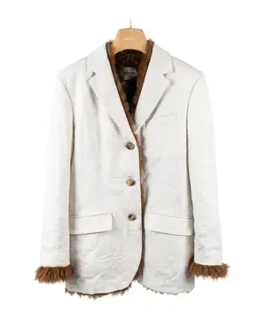 Miu Miu Long-sleeved Casual Jacket - White