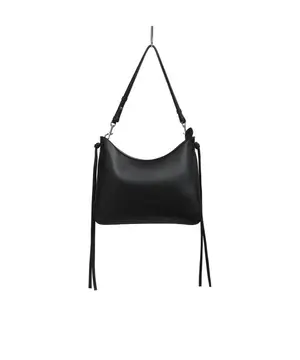 Phoebe Philo Leather Shoulder Bag - Black