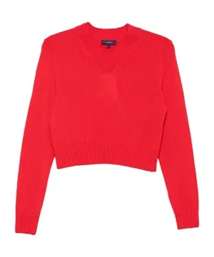 Soeur Long-sleeved Sweater - Red