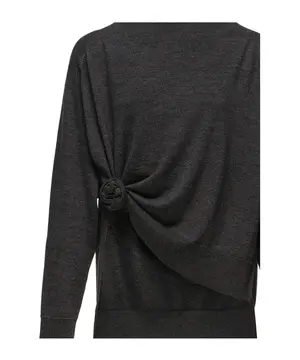 Magda Butrym Knotted Wool Turtleneck