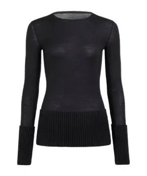 Alaïa Crew-neck Knit Top