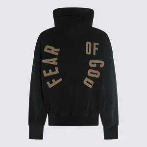Fear Of God Vintage Logo Hoodie - Black