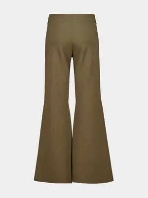 Stella McCartney Flared Trousers - Brown