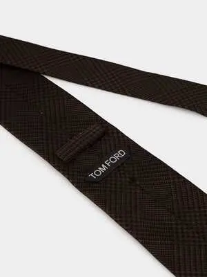 TOM FORD Houndstooth Silk Tie