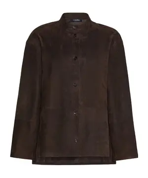 Max Mara Long-sleeved Casual Jacket - Brown