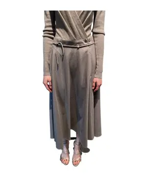 Max Mara Pleated Midi Skirt - Black