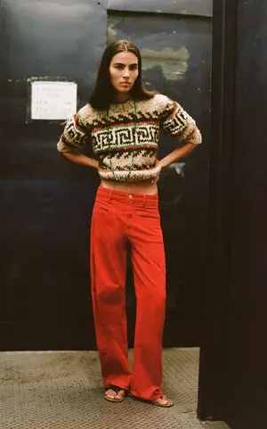 Closed Tori-x Stretch-corduroy Mid-rise Barrel-leg Jeans - Red