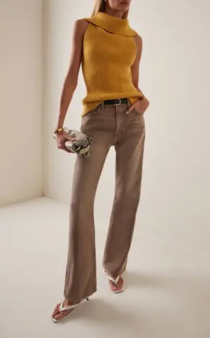Ossou Holt Rigid Mid-rise Straight-leg Jeans