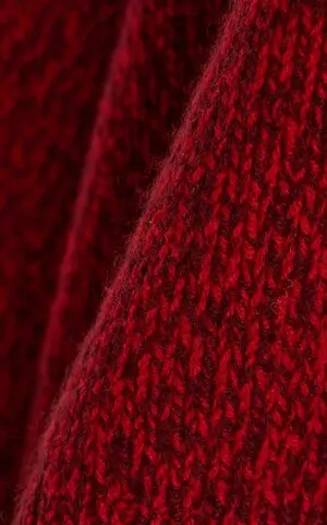 FRAME The Half Zip Marled Wool Sweater