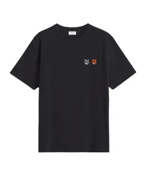 Maison Kitsuné Double Fox Head Comfort Tee-shirt - Anthracite