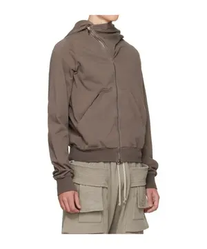 Rick Owens Asymmetric Zip Hoodie
