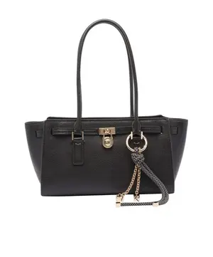 Michael Kors Knot Detailed Double-handle Shoulder Bag - Black