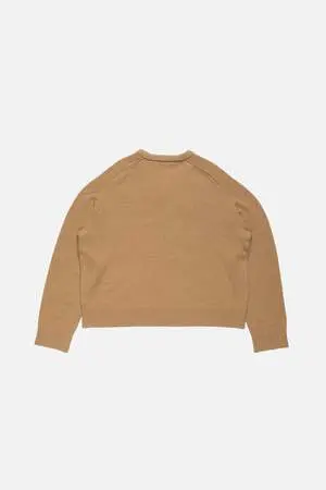 Acne Studios Camel Hair V-neck Sweater