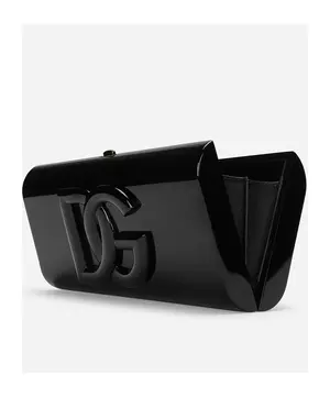 Dolce & Gabbana Dolce Gabbana Logo Embossed Box Clutch Bag