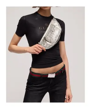 Gucci Flatpack Small Belt Bag - Gray