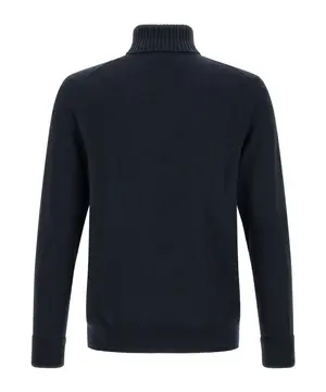 BALLANTYNE Diamond Intarsia Turtleneck Sweater