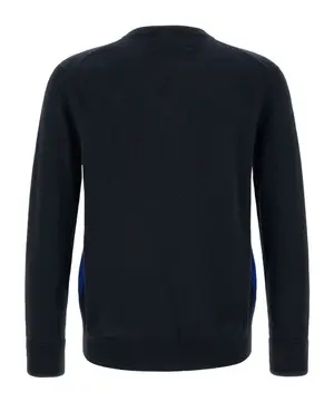 BALLANTYNE Diamond Intarsia Knitted Sweater