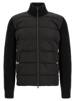 Herno Padded Cardigan - Black