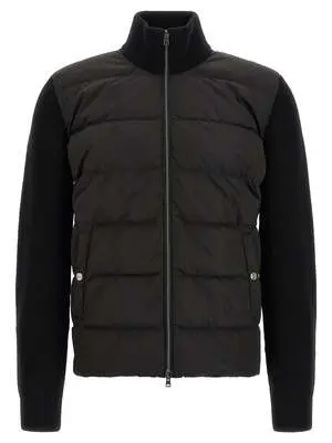 Herno Padded Cardigan - Black