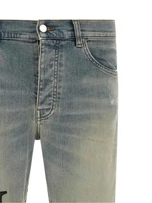 Amiri Staggered Logo' Jeans