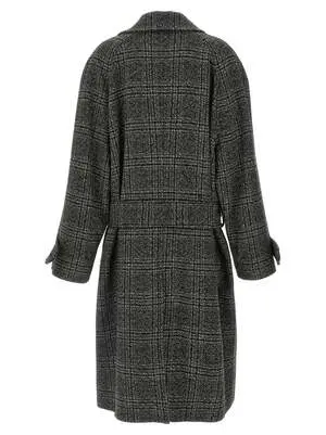 Balenciaga One Layer' Coat - Black