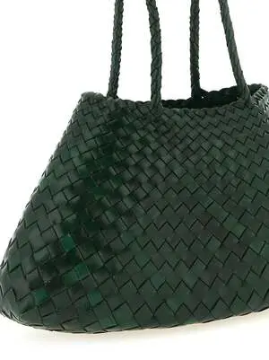 Dragon Diffusion Santa Croce Big' Shoulder Bag - Green
