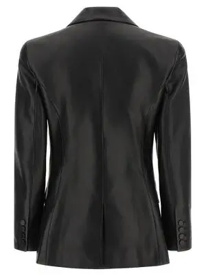 Balmain Leather Blazer