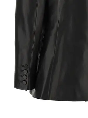 Balmain Leather Blazer