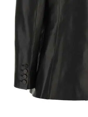 Balmain Leather Blazer