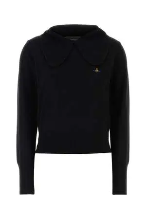 VIVIENNE WESTWOOD Wool Bea Polo Shirt - Black