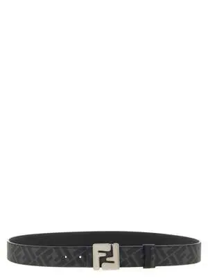 Fendi Squared Ff' Reversible Belt